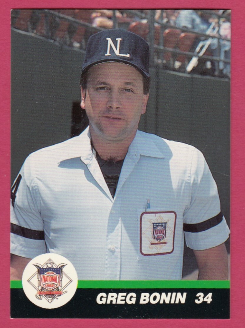 1989 Baseball Umpire card # 54 Greg Bonin National League | eBay