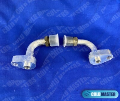 A/C Fitting Adapter For 7B10 Style Compressor #8/10 W/O'ring 90 Degree ...