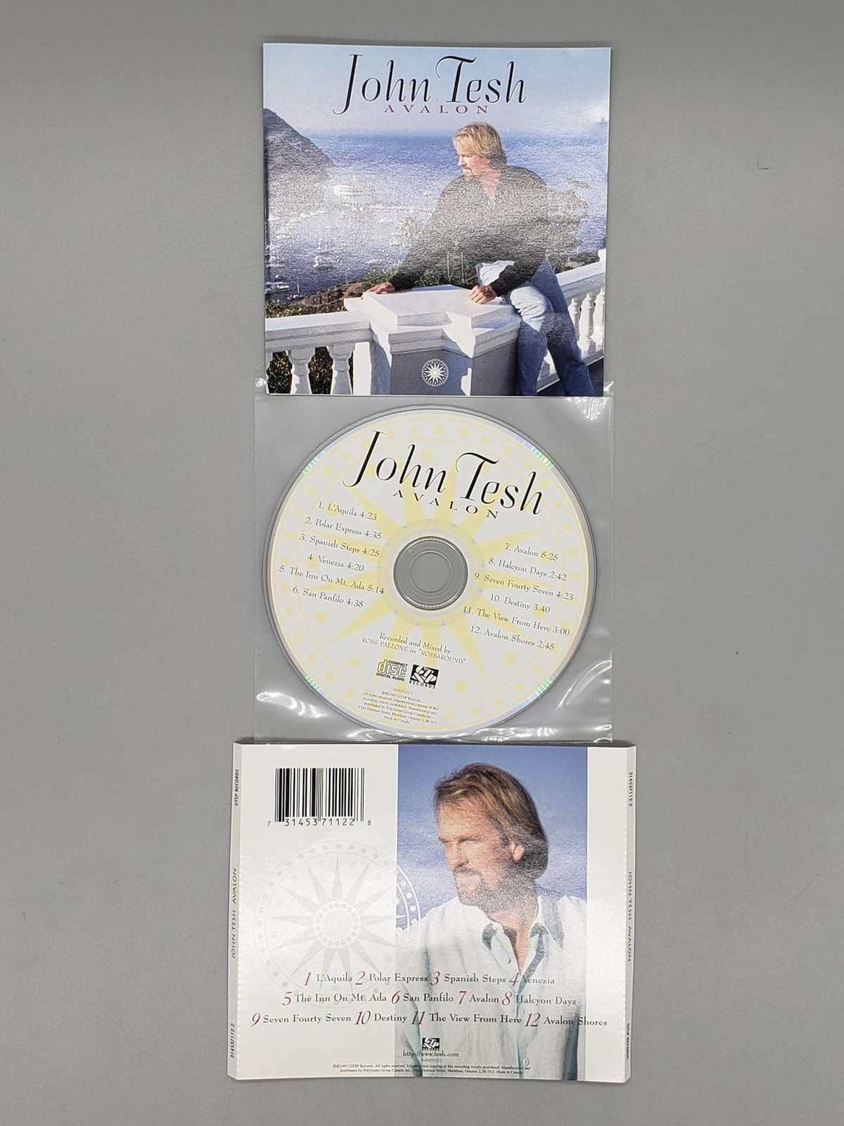 Avalon by John Tesh (CD) No Case No Tracking 731453711228| eBay