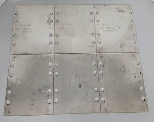 Lot of 6 Eaton B-Line 9SS4-8006 Splice Plates with Hardware (B11) | eBay