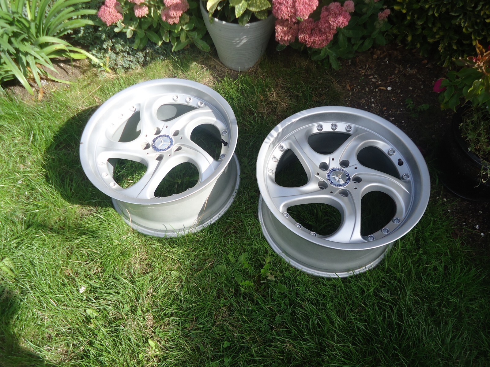 2 x 18 Rear Mercedes 18" Alioto Split Rim Alloy Wheels W215 CL 500 PCD ...