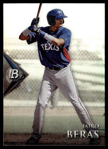 2014 Bowman Platinum Prospects Jairo Beras Rookie Texas Rangers #BPCP92 ...