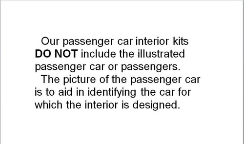 Passenger Car Interior KIT for IHC 1920’s Heavy-Weight RPO-Baggage Car ...