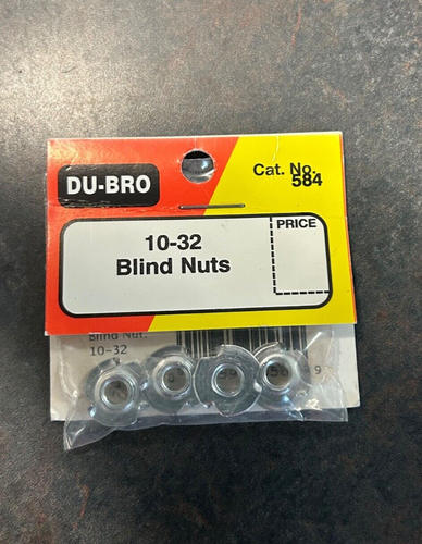 B16 Du-Bro R/C Products 10-32 Blind Nuts (4) 584 NOS | eBay