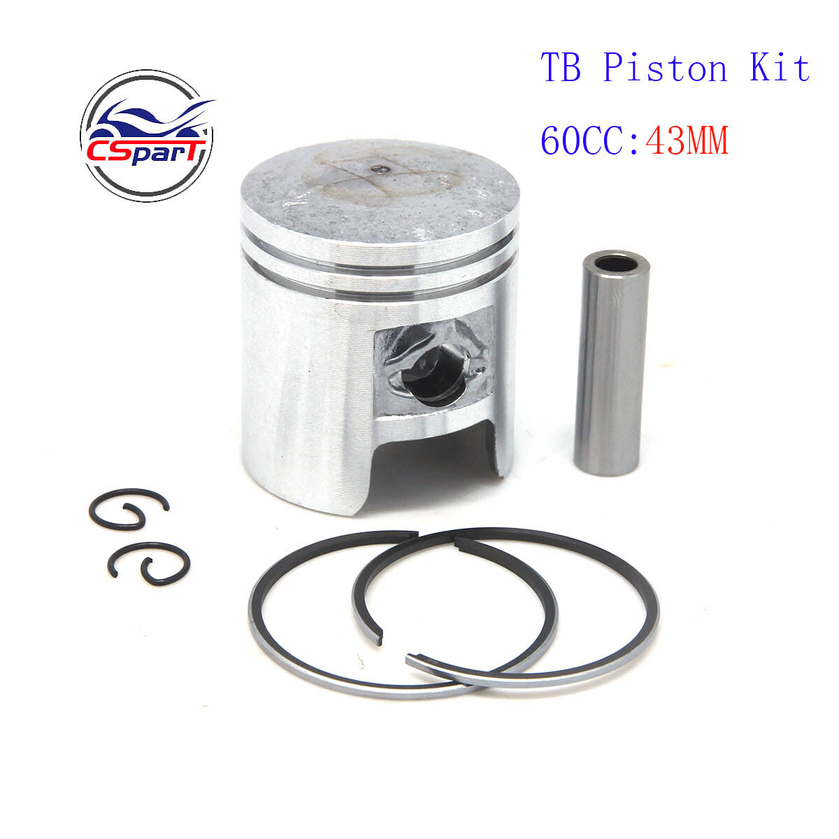 50cc ATV Piston Rings Kit For 50cc GEELY Engines - Complete Piston ...