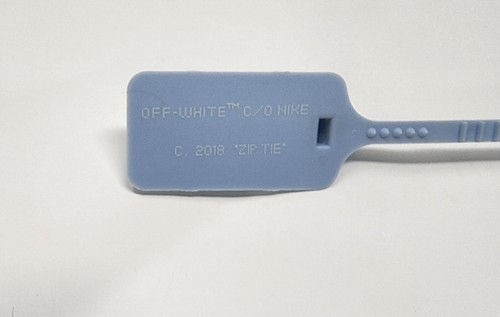 FAST SHIPPING "The Ten" ZIP TIE TAG Sky Blue Replacement Nike x Off ...