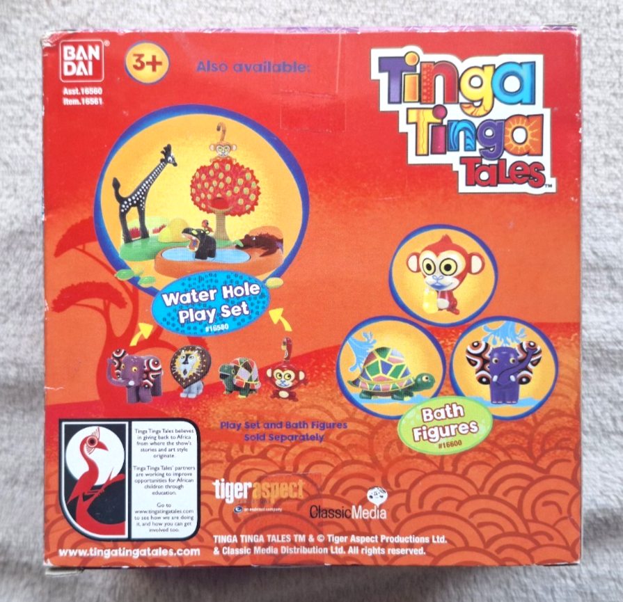 TINGA TALES COMPLETE SET Set: MONKEY, ELEPHANT, LION & TURTLE (Cbeebies ...