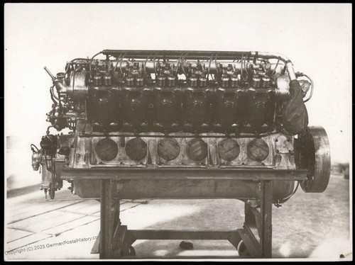 Germany Graf Zeppelin Large Format Original Factory Engine Detail Photo ...
