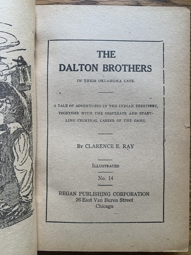 The Dalton Brothers Clarence E. Ray, n.d. circa 1900 Vintage Dime Novel 189 Pgs | eBay