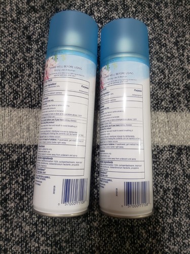 2 Pack ~Secret POWDER FRESH Aerosol Antiperspirant Deodorant Spray 6 oz ...