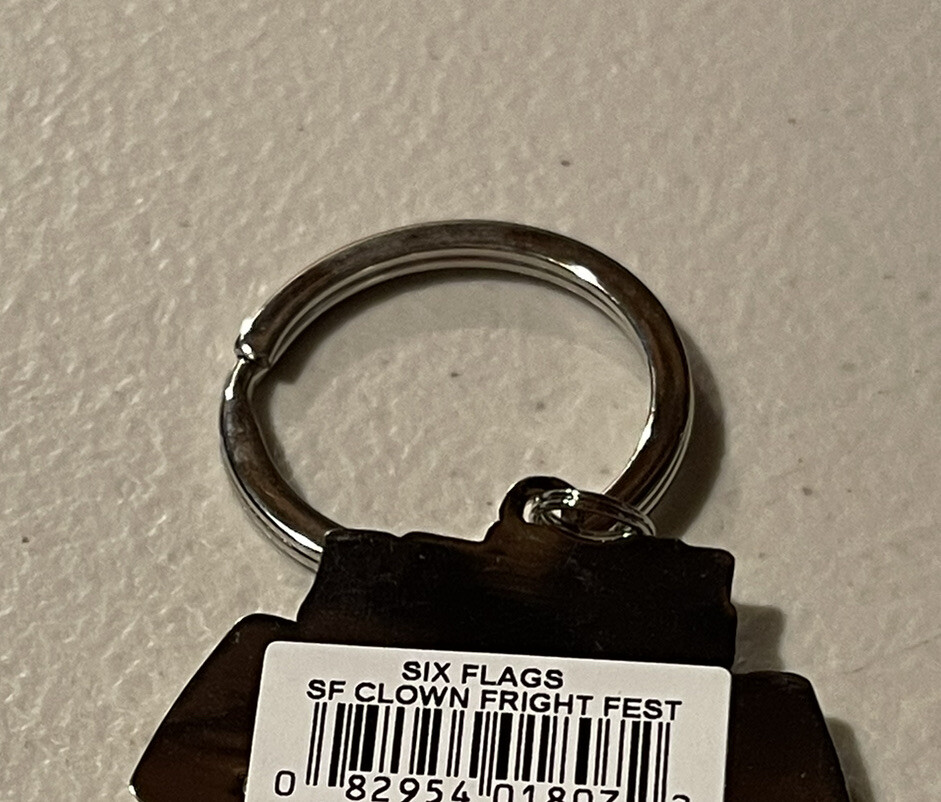 Six Flags Magic Mountain Fright Fest 2023 Clown Enamel Keychain New | eBay