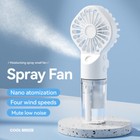 Portable Handheld Spray Fan 4-Speed Water Spray Mist Fan Summer Cooling ...