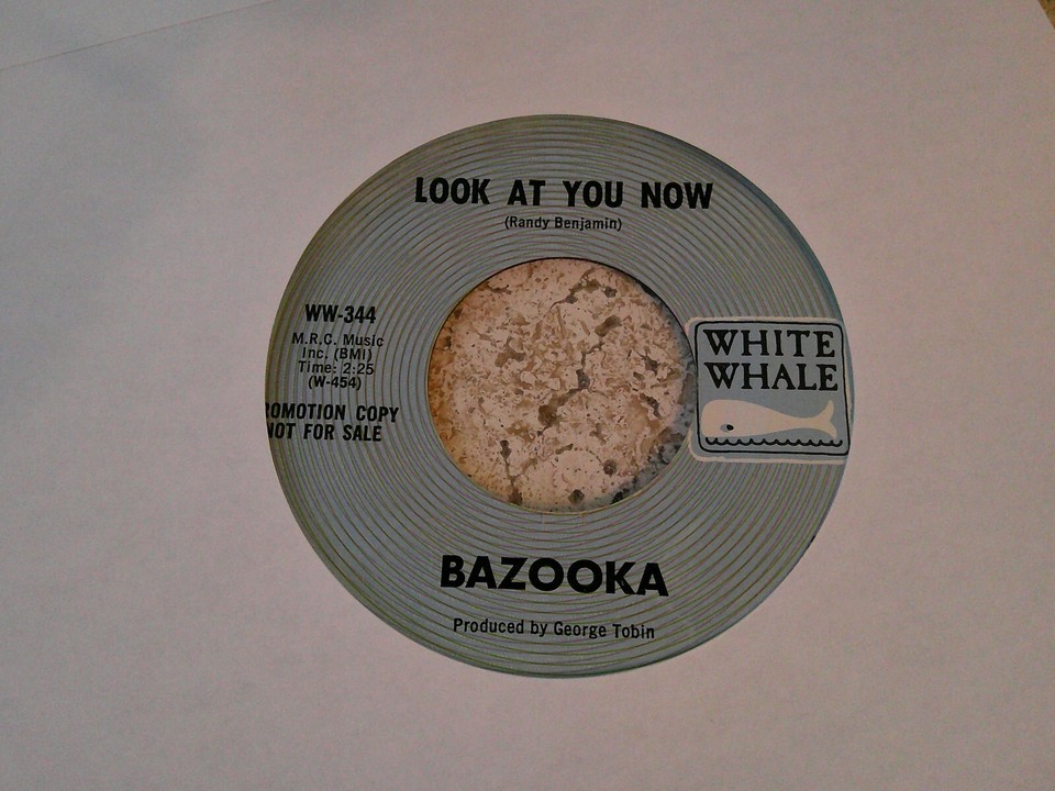 Bazooka "Look At You Now" 7" Promo Single In N/M-. White Whale ‎ WW-344 ...