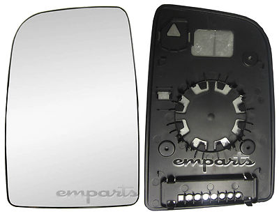 For Mercedes Sprinter Wing Mirror Upper Large Glass PUSH On Left N/S ...