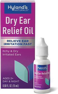 Hyland's Dry Ear Relief Oil, for Ear Irritation, Itchy & Dry Irritated ...