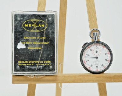 Meylan Type 300A Vintage Mechanical Wind Up Stopwatch with original ...