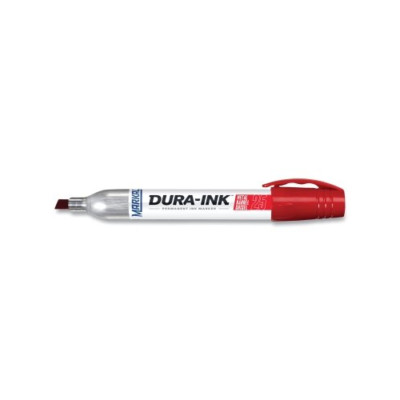 Markal Dura-Ink® 25 Permanent Ink Marker, Red, 1/8 To 1/4 Inches Tip ...