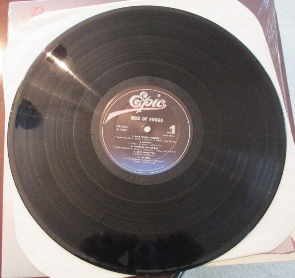 BOX OF FROGS / VINTAGE LP / 1984 EPIC 39327 / BECK / GALLAGHER / DZAL ...