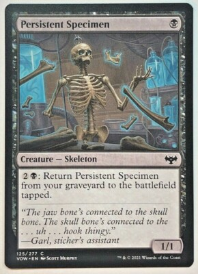 MTG Persistent Specimen Innistrad: Crimson Vow 125/277 Common | eBay