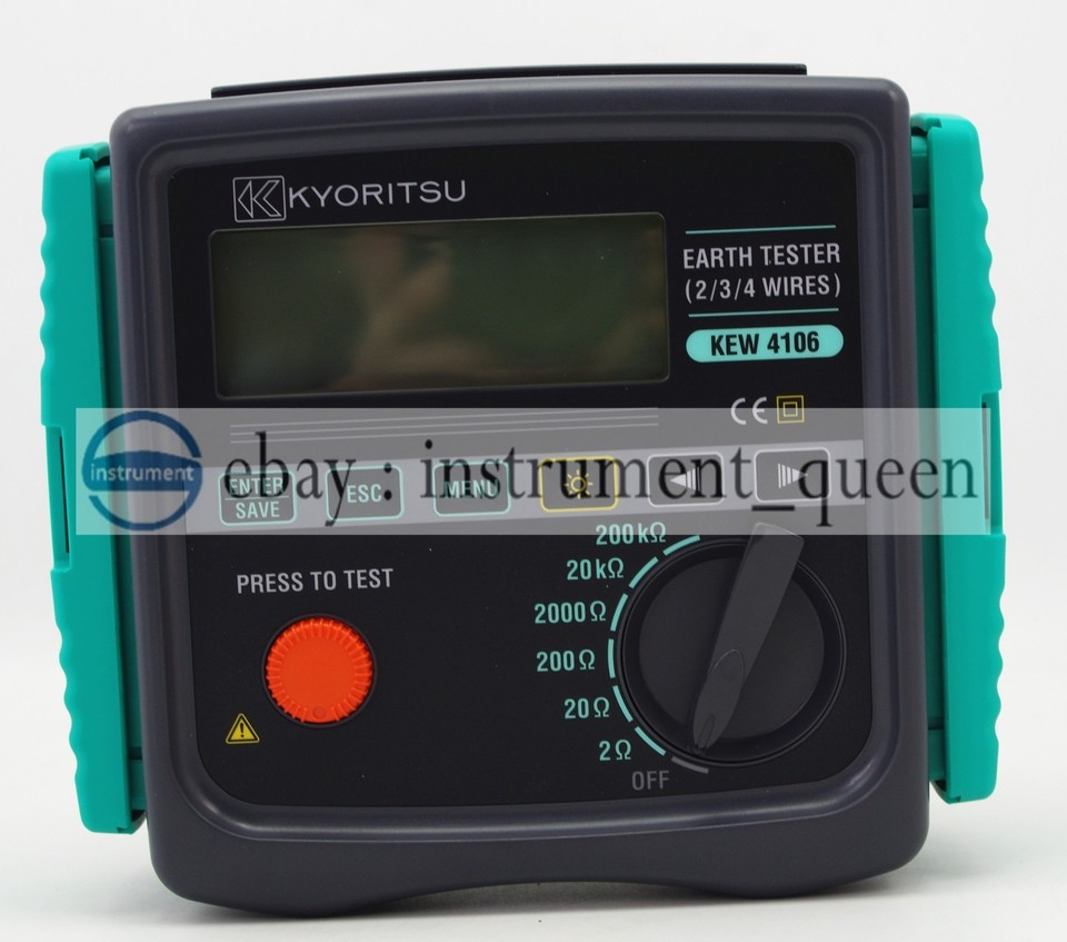 KYORITSU 4106 Earth Resistance & Resistivity Tester | eBay