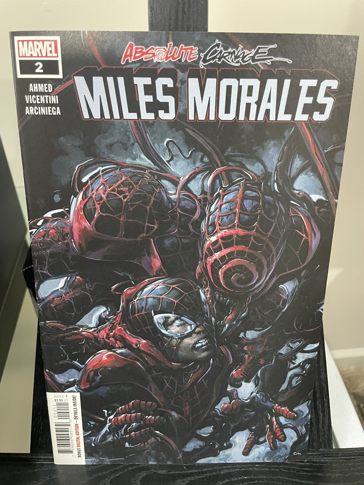 Marvel Absolute Carnage Miles Morales Issue 2 Clayton Crain Cover A ...