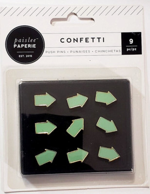 PAISLEE PAPERIE Confetti Push Pins - ARROWS - 9 pcs | eBay