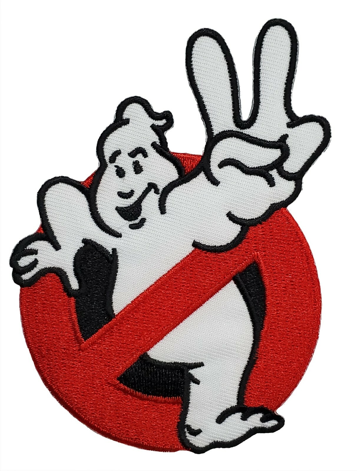 Ghostbusters No Ghost Peace Sign Embroidered Sew/Iron On Patch 4 ...