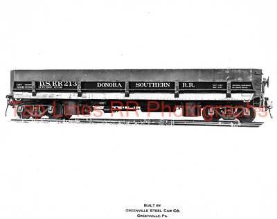 Donora Southern 213 Side Dump Car Greenville Steel Car NEW 8x10 PHOTO ...