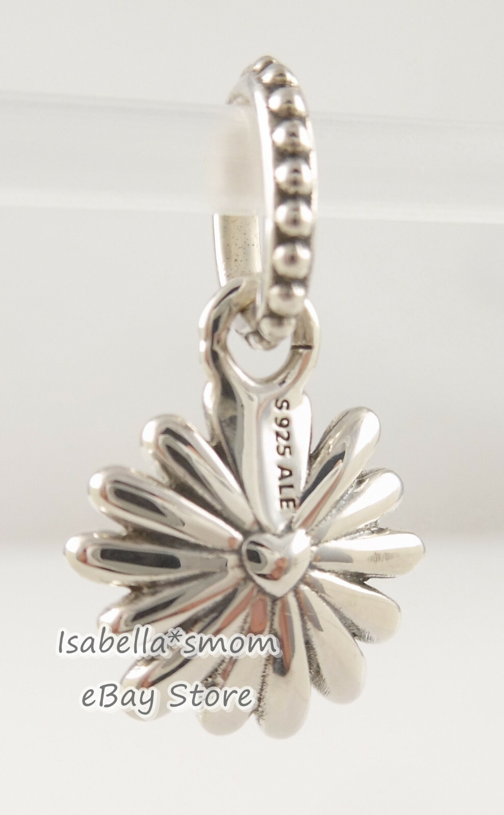 PURPLE DAISY Authentic PANDORA Enamel SPRING Dangle Charm/Pendant ...