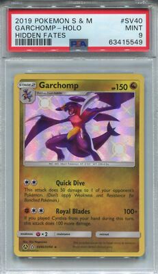 Pokemon Sun & Moon Hidden Fates Shiny Vault Card SV40 Garchomp PSA 9 | eBay