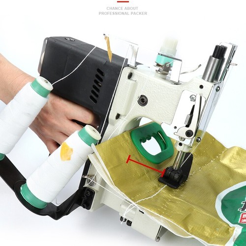 Double Line Portable Electric Sewing Machine Rice Flour Sealing Machine ...