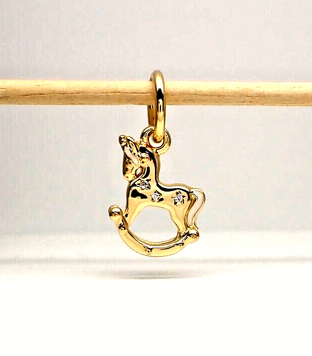 Authentic Pandora #762978C01 Rocking Unicorn Dangle Charm Shine ...