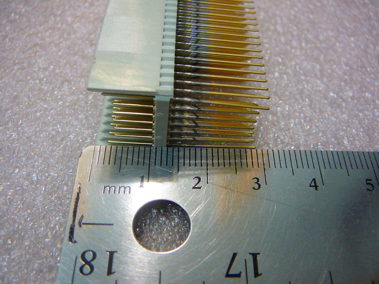 AMP 2mm Hard Metric PCB Mount Connector (Z-PACK 2mm HM) 133-Pos GOLD ...