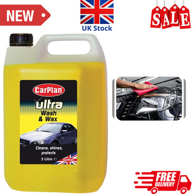 CarPlan Ultra Wax & Wash Car Shampoo Cleaner Protective Layer Remove ...