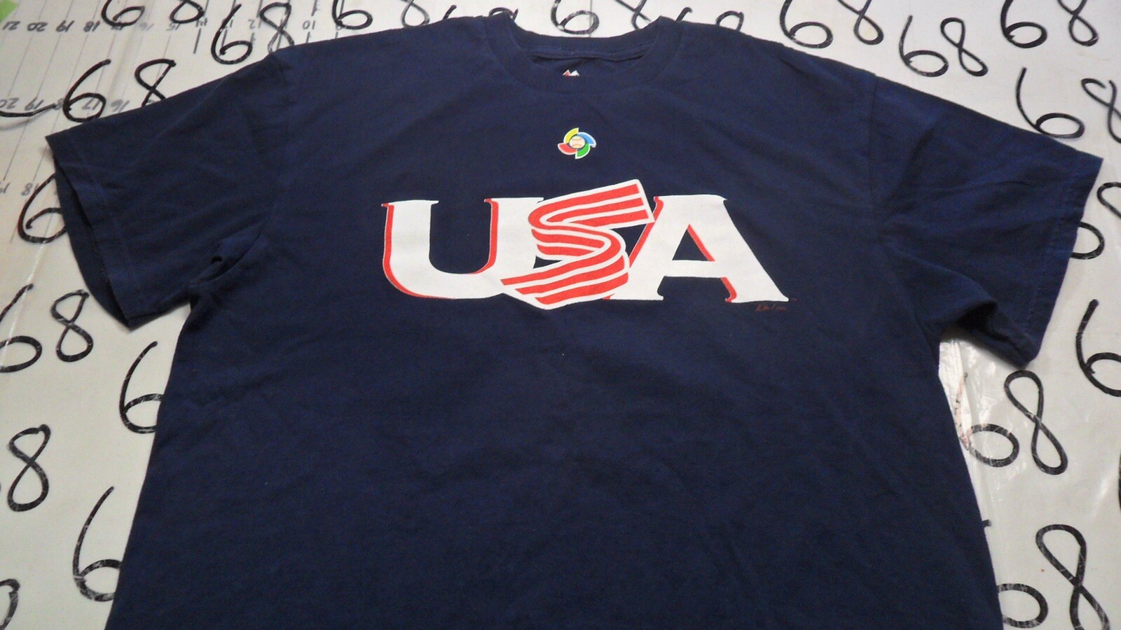 XL USA Baseball Number 43 Dickey Shirt | eBay
