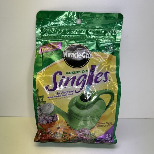 Miracle-Gro SINGLES Watering Can All Purpose Fertilizer Plant Food 24 ...