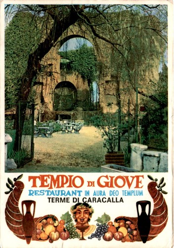 TEMPIO DI GIOVE, RESTAURANT IN AURA DEO TEMPLUM, Postcard | eBay