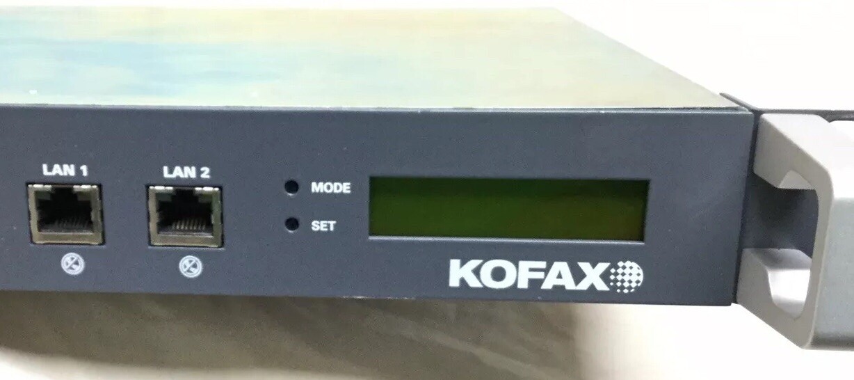 Kofax TOPCALL IV 305 v2 4-Line 4-Channel 2-LAN Server Module w/ Rack ...