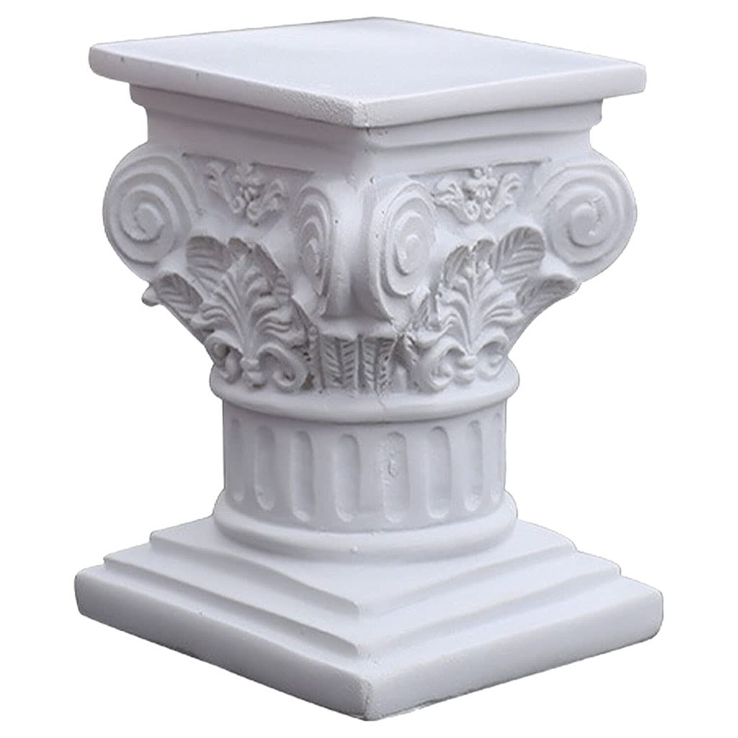 Creative Roman Pillar Greek Column Statue Resin Pedestal Stand Figurine ...