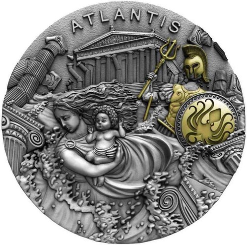 2 oz Silver Atlantis Coin 2019 | Mysterious Collectible | eBay