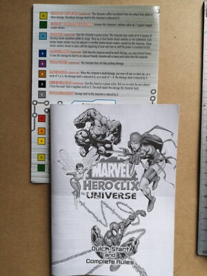 ENGLISH QUICK START & COMPLETE RULES + POWERS AND ABILITY / HEROCLIX ...