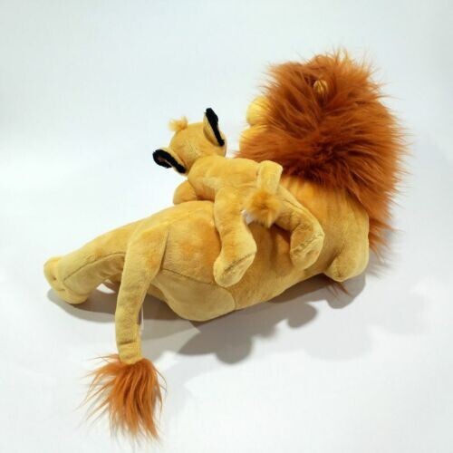The Lion KIng Adult SIMBA and Dad Mufasa Lying Stuffed Plush Toy 45CM ...