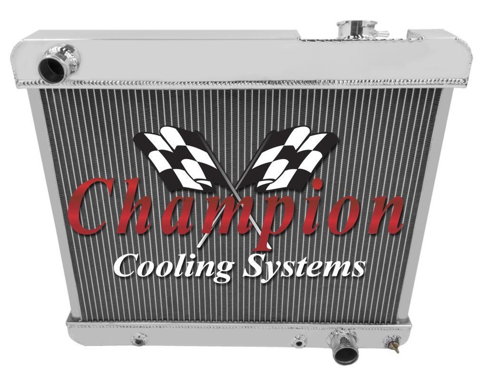 1963 1964 1965 1966 Chevy Truck C10 C20 C30 3 Row DR Radiator + 16" Fan ...