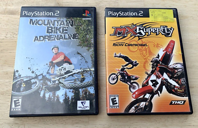 PS2 GAMES LOT OF 2 Mountain Bike Adrenaline & MX Superfly - WITH BOOKS ...