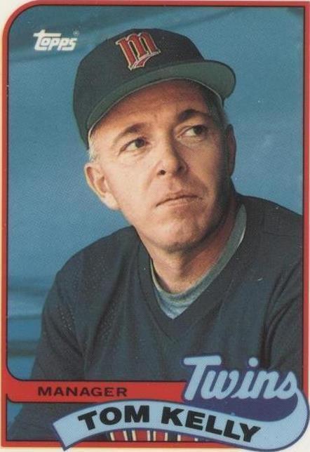 1989 Topps - Team Checklist Tom Kelly #14 Collector's Edition (Tiffany ...
