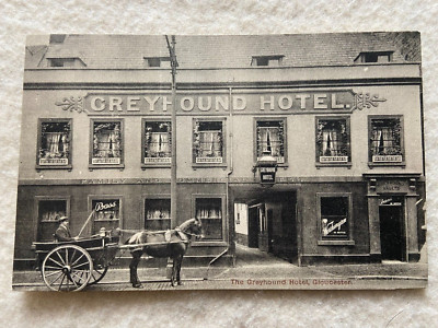 Greyhound Hotel, Gloucester England Vintage Postcard | eBay