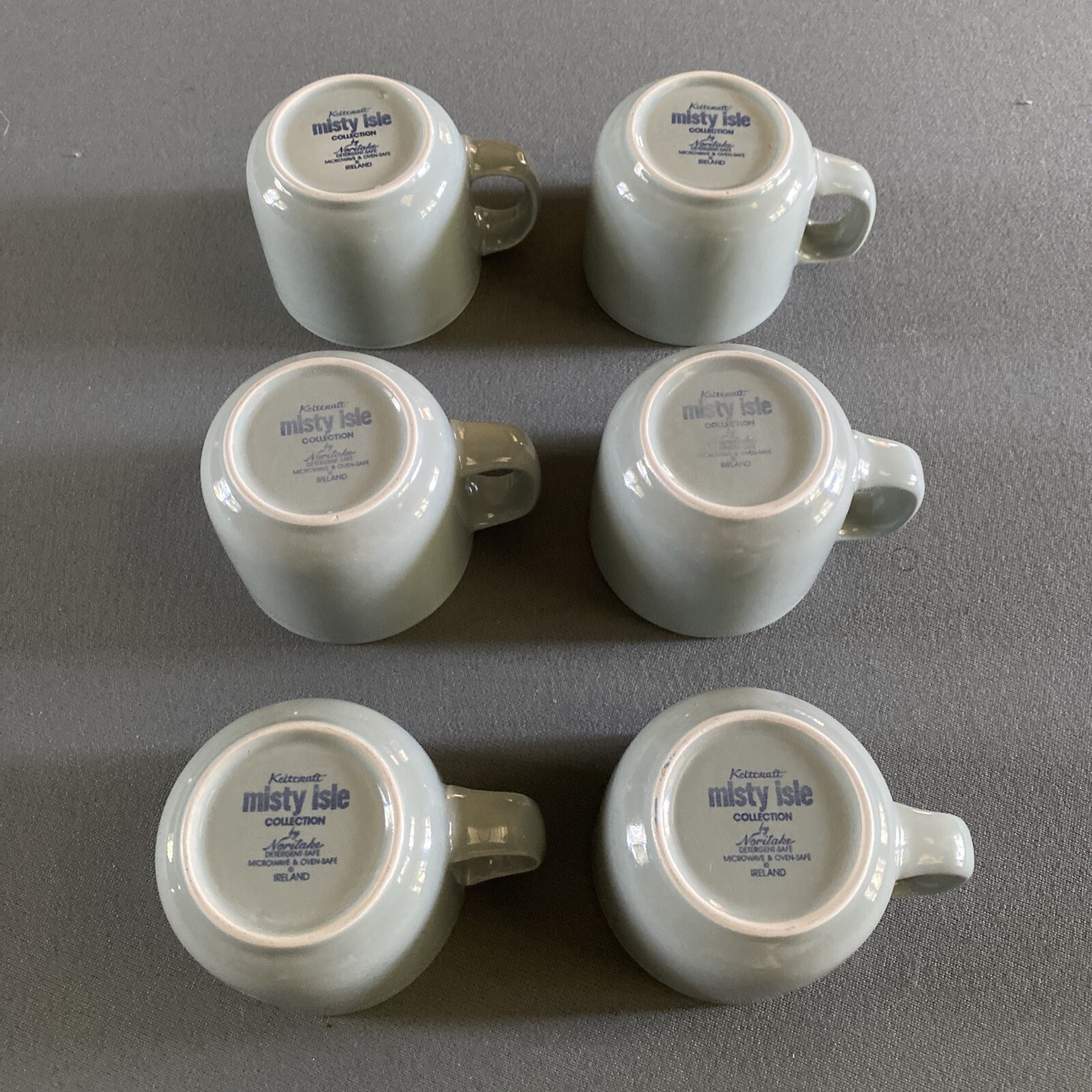 Noritake Misty Isle Tea Coffee 9 Pc Set Keltcraft Ireland Pistachio ...