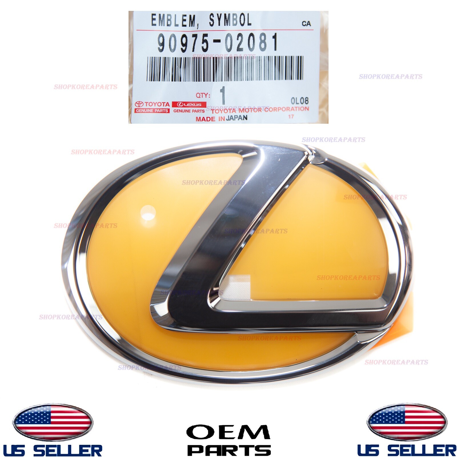 Genuine Front Grille Emblem Logo Symbol⭐OEM⭐LEXUS SC430 2006-2010 IS F ...