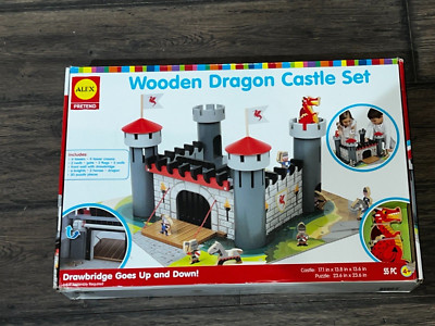 Alex Wooden Dragon Castle Set 55 Pieces | eBay