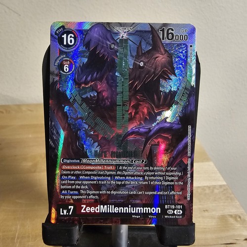 ZeedMilleniummon - BT19-101 SEC - Digimon TCG - Special Booster NM | eBay